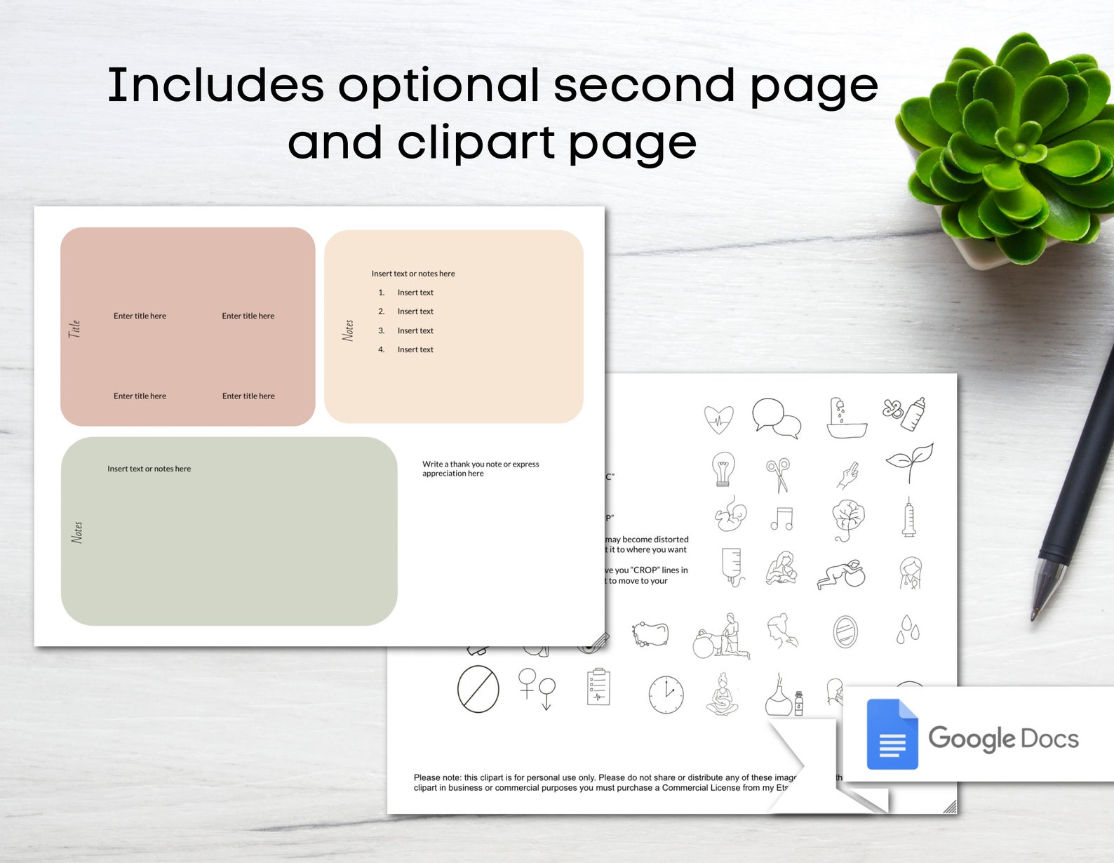 Visual Birth Plan Bundle/ Birth Plan Template/ Editable Birth - Etsy