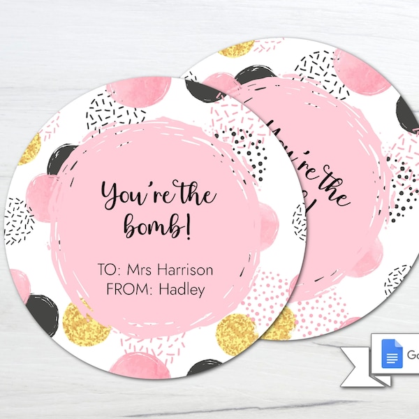 Bath Bomb Labels - Etsy