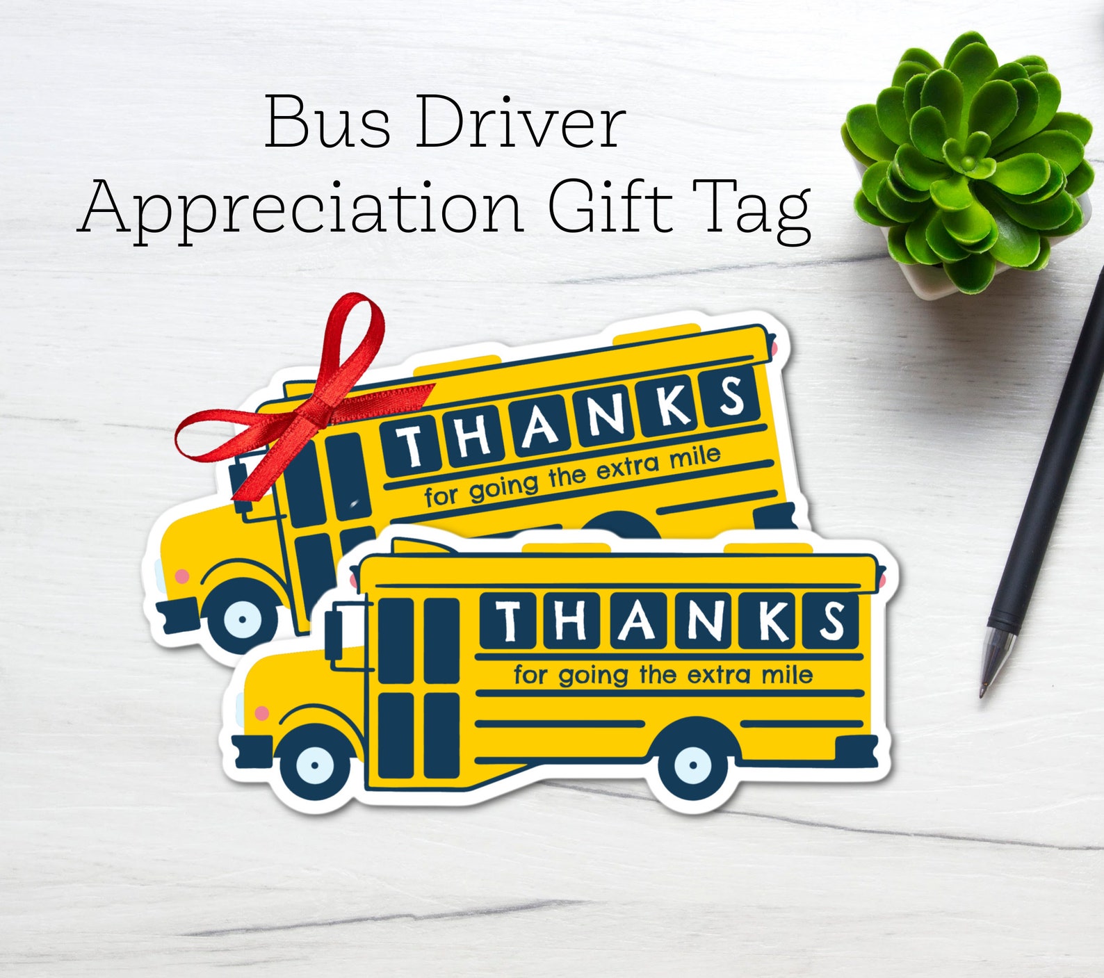 Bus Driver Thank You / Bus Driver Appreciation/ Thank You Note - Etsy