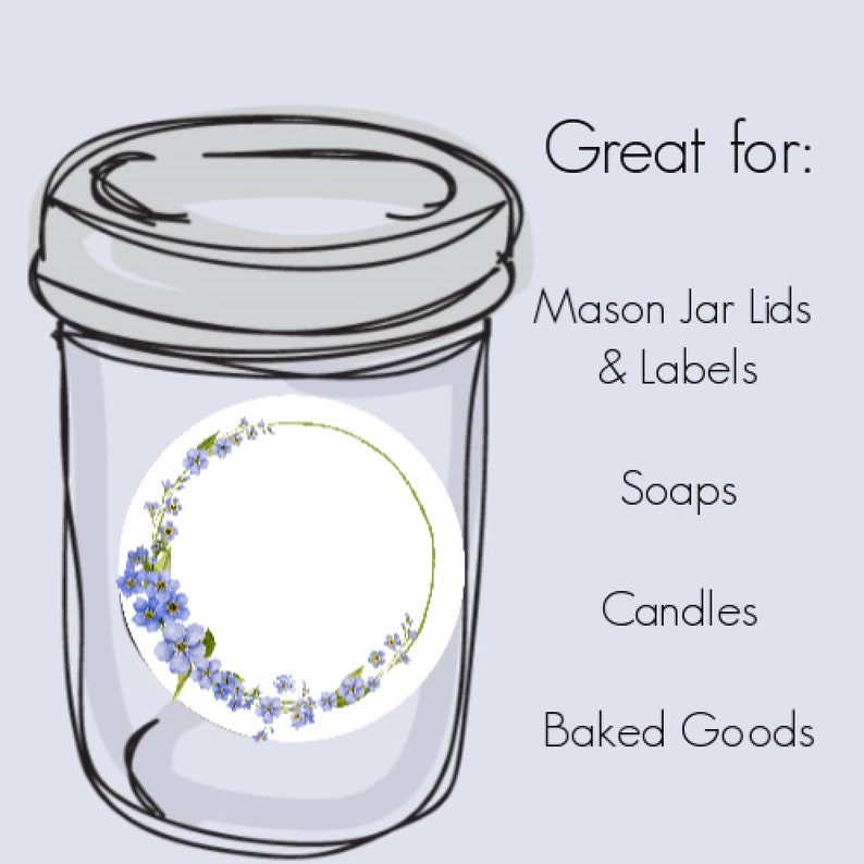 Editable Gift Tag With Forget Me Nots/ Printable Gift Tag/ Wedding Gift ...