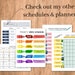 Editable Schedule/ Editable Homeschool Schedule/ Schedule for Kids ...