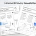 Primary Newsletter Template / Editable Newsletter Template/ Church ...