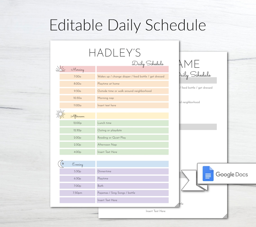 Kids Daily Schedule | Morning Afternoon Routine | Toddler Routine ...