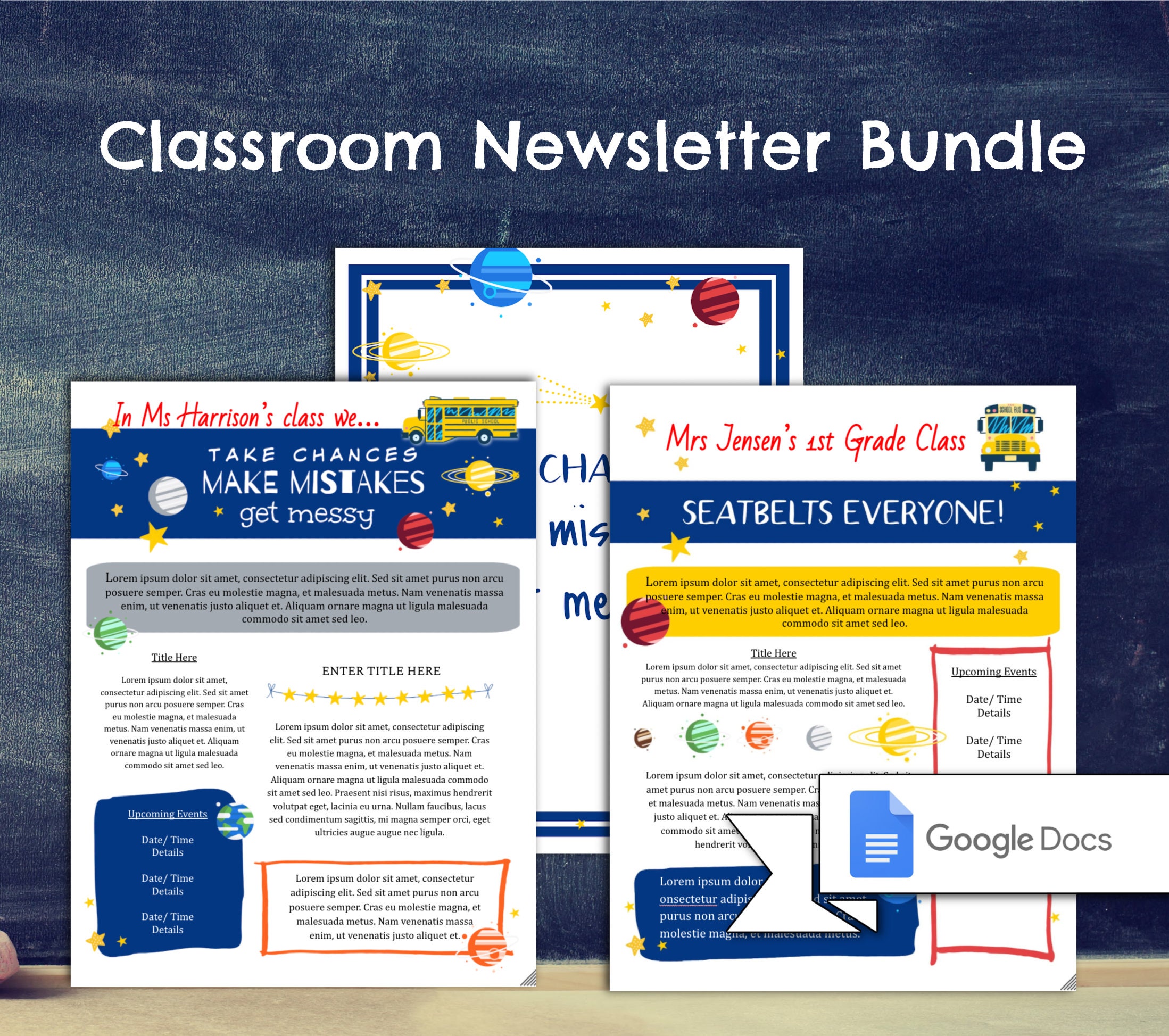 Classroom Newsletter Template Editable/ Printable or Email Newsletter ...