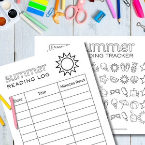 Summer Reading Tracker | Summer Reading Chart for Kids | Summer Reading ...