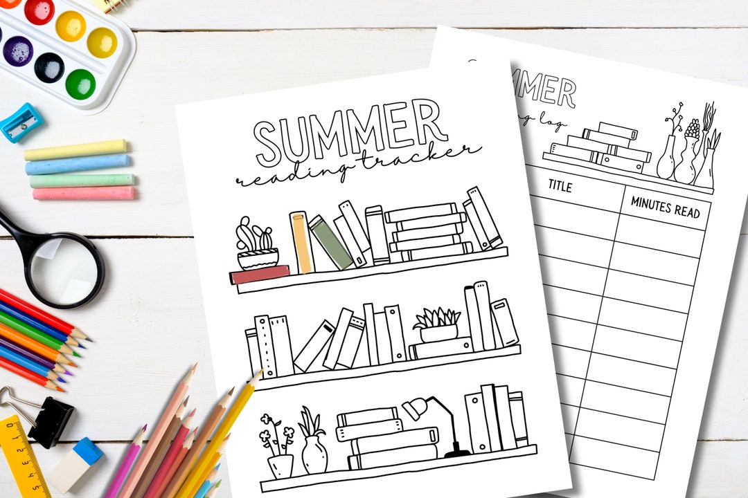 Summer Reading Log | Summer Reading Chart for Kids | Summer Reading ...