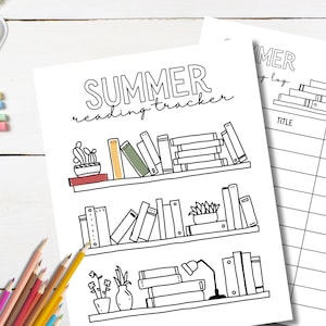 Summer Reading Log | Summer Reading Chart for Kids | Summer Reading ...