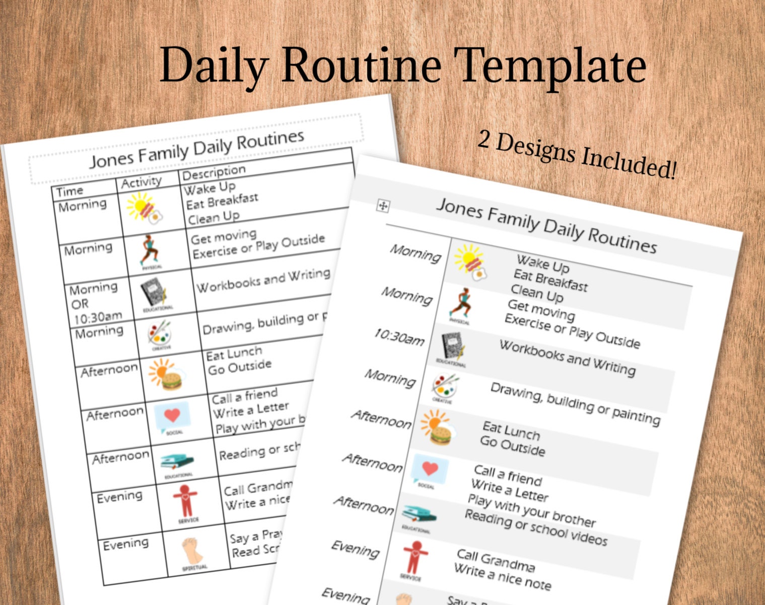 Editable Schedule/ Editable Homeschool Schedule/ Schedule for - Etsy