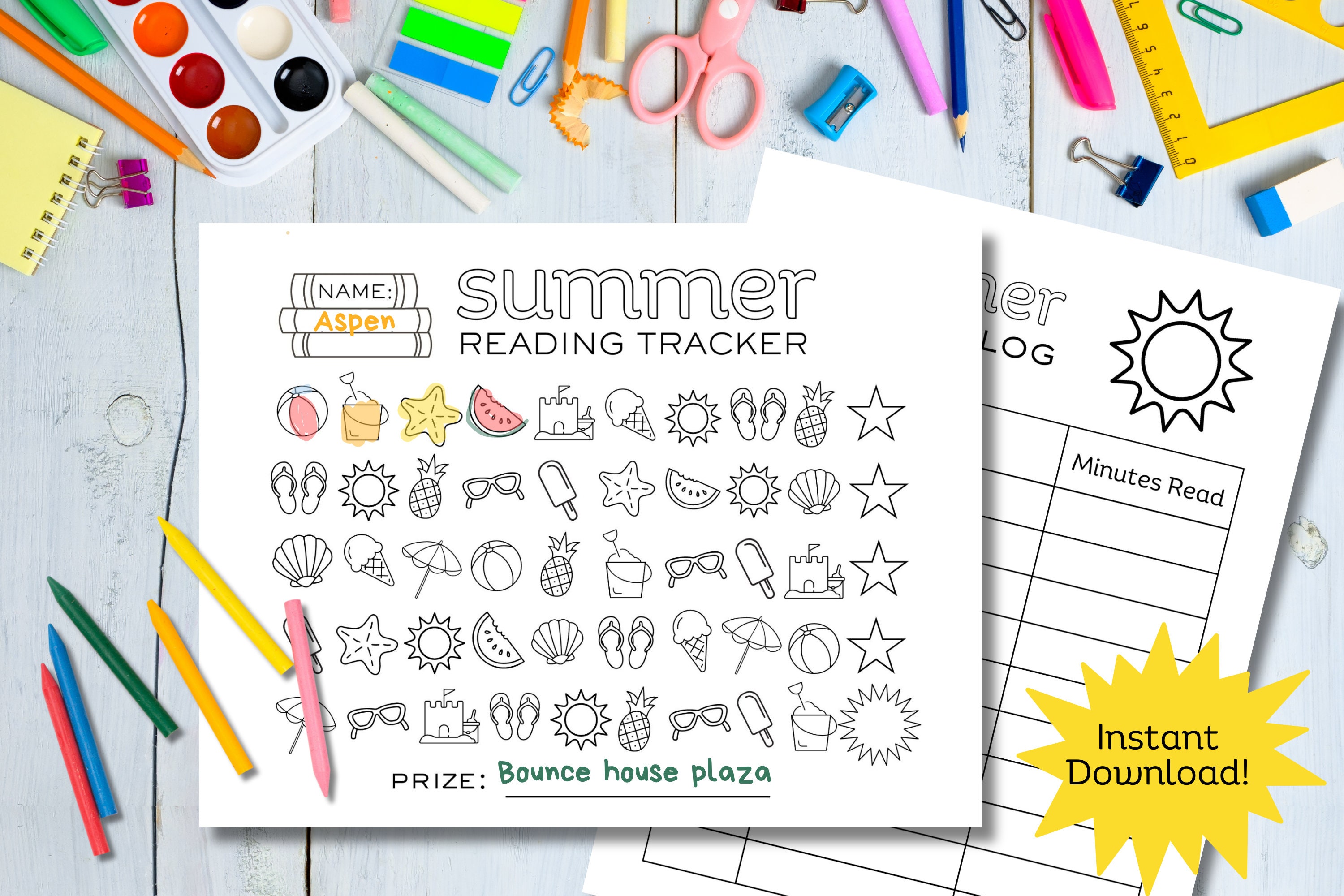 Summer Reading Tracker | Summer Reading Chart for Kids | Summer Reading ...