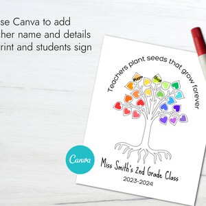 Teacher Appreciation Gift From Class | Teachers Plant Seeds That Grow ...