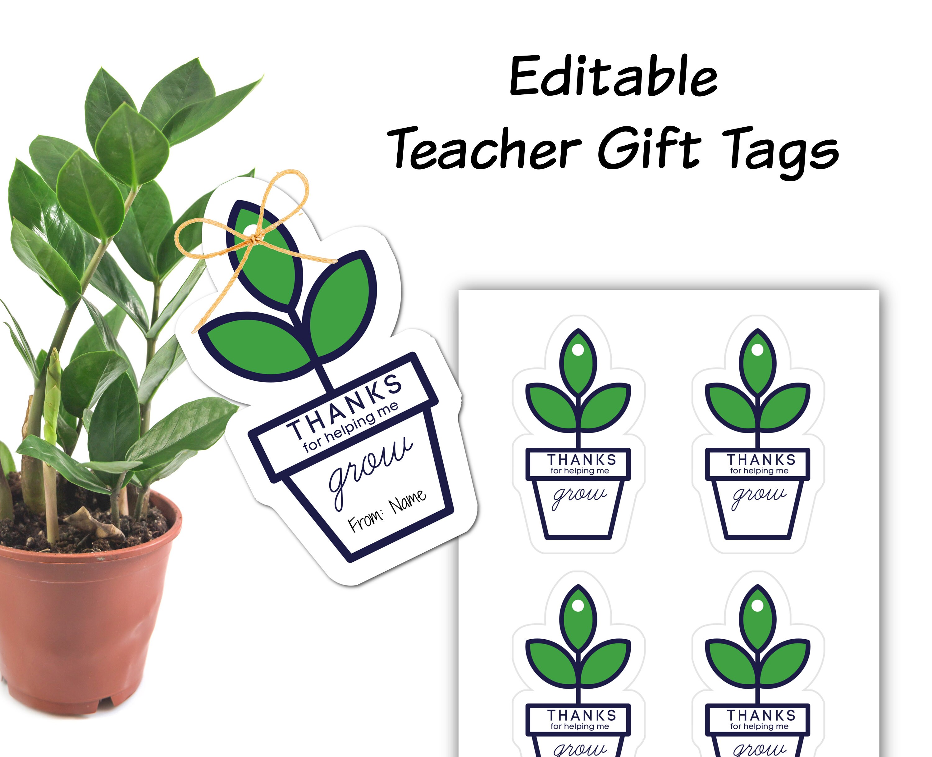 Principal Appreciation Gift Tag/ Teacher Appreciation Gift Tag ...