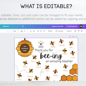 Teacher Appreciation Gift From Class | Personalized Teacher Gift | End ...