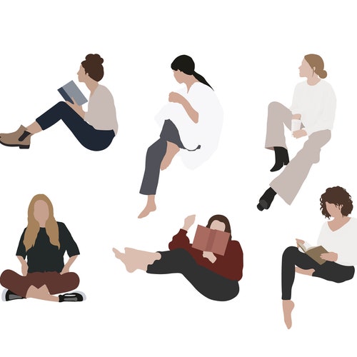 19 Flat Vector People FAMILY Outdoor Pack of 10 - Etsy