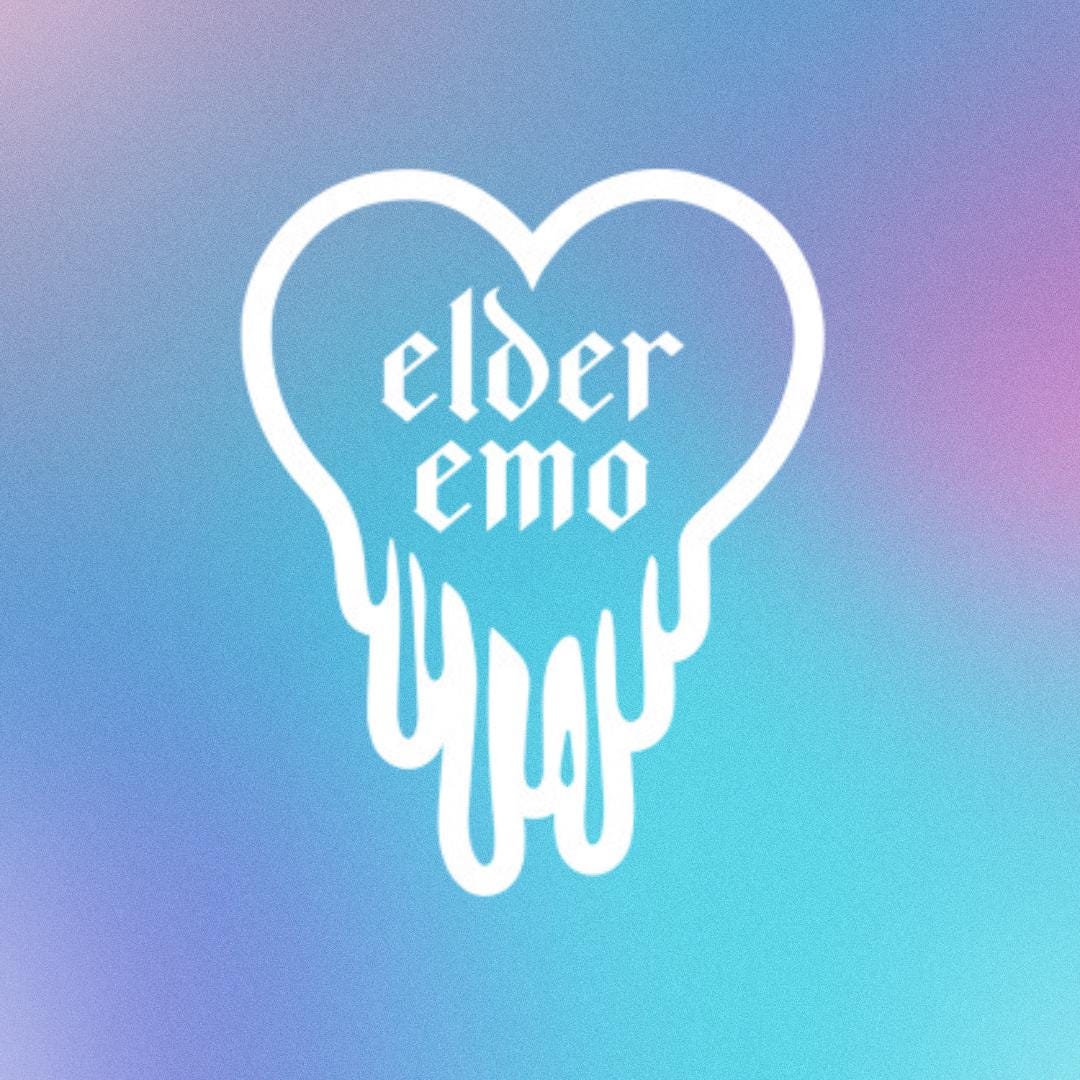 Elder Emo Bleeding Heart Vinyl Car Decal| Emo Kid | It Was Never Just a Phase | Millennial and ...