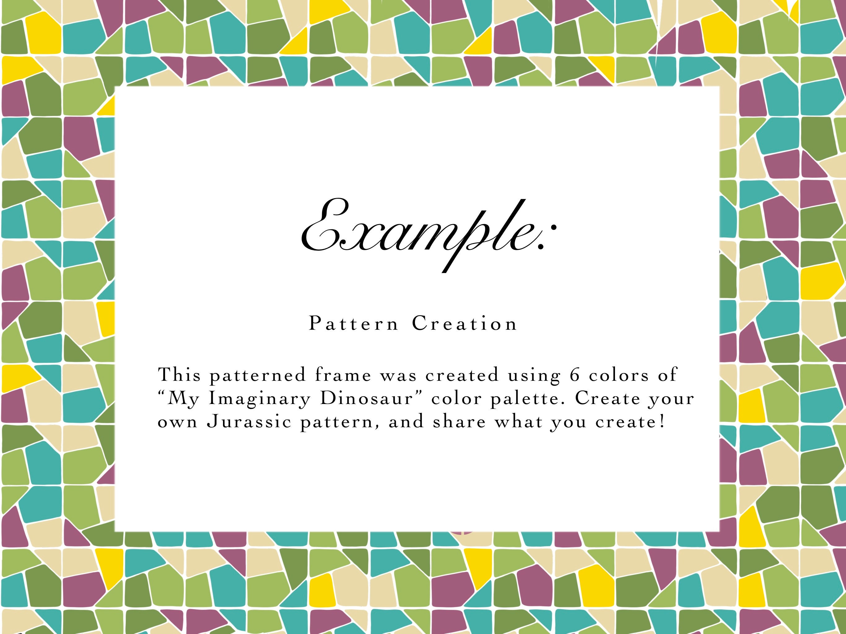 My Imaginary Dinosaur | Procreate Color Palette | Color Swatch - Etsy