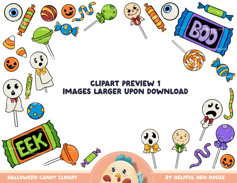 57 PNG Halloween Candy Clipart - 300 Dpi, Transparent Background ...