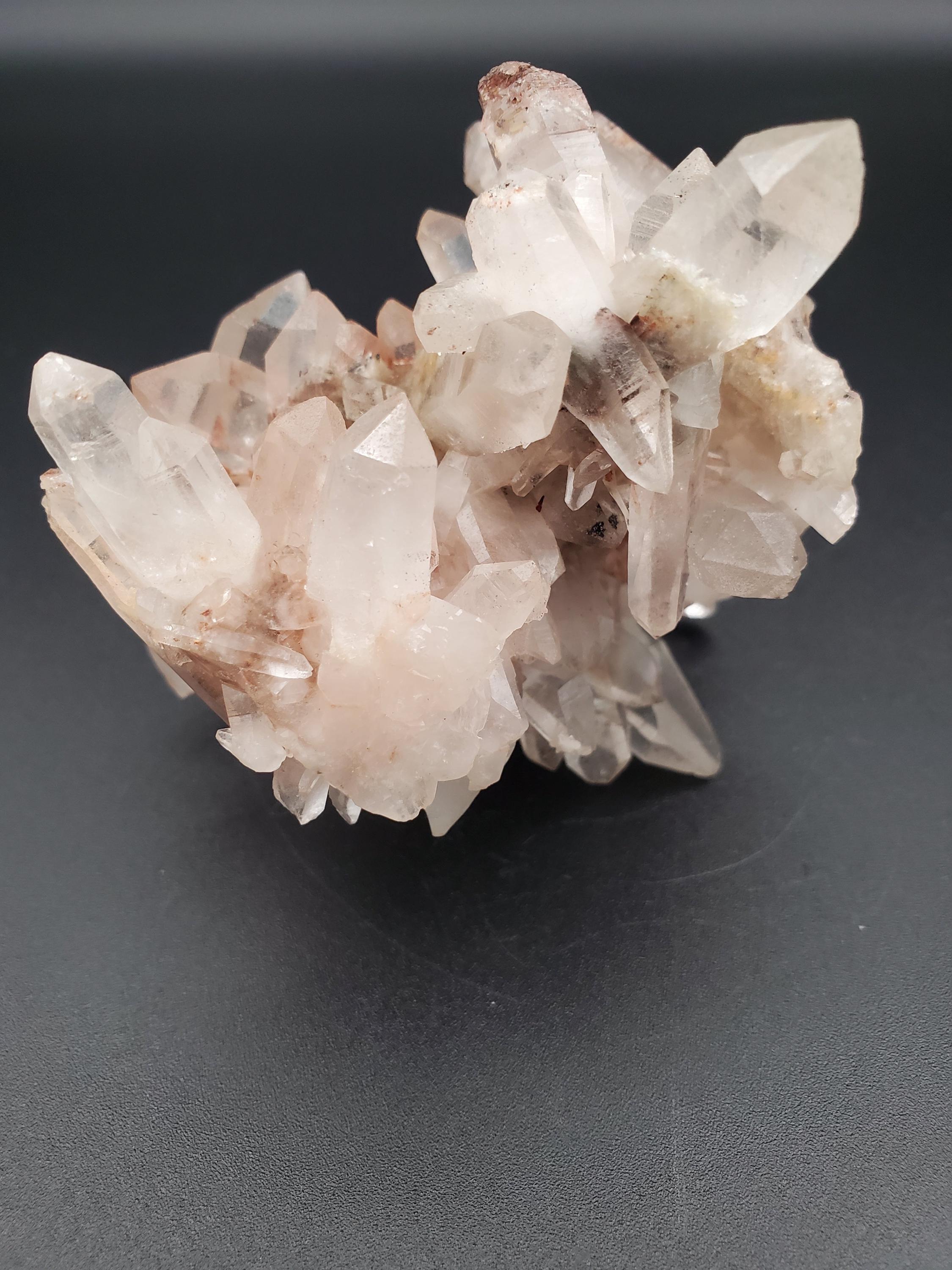 Pink Himalayan Quartz Cluster With Red Hematite - #2 - Etsy