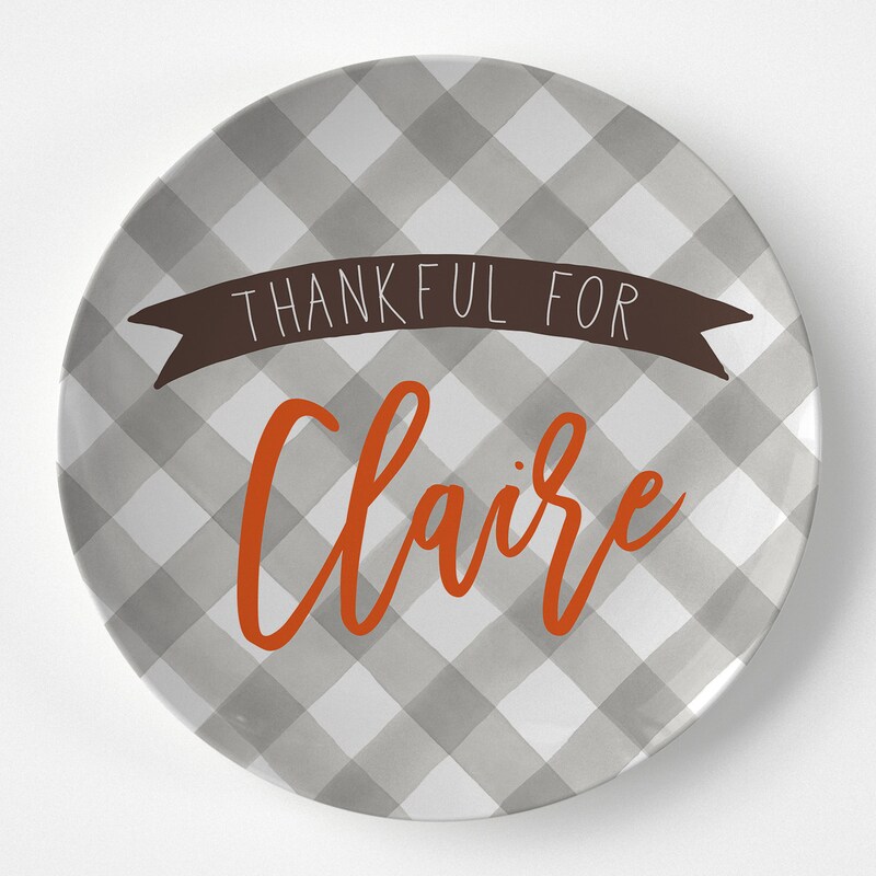 Thankful Plates - Etsy