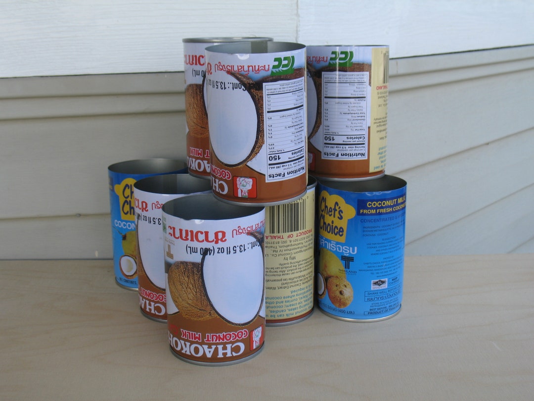 Empty Clean Tin Can for Craft, Upcycling Recycling Metal, Recycling ...