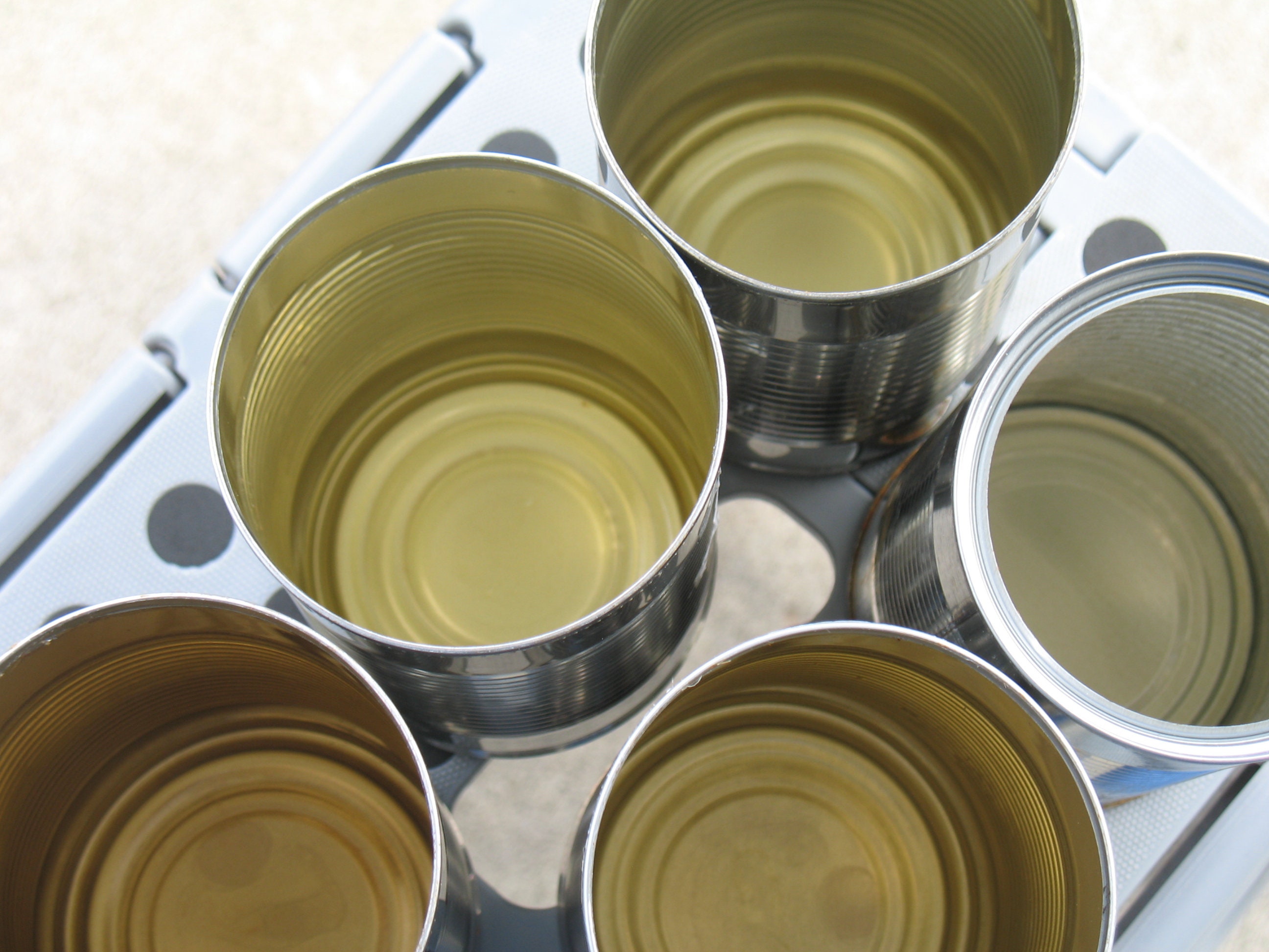 Empty Clean Tin Can Set for Craft, Upcycling Recycling Metal, Recycling ...