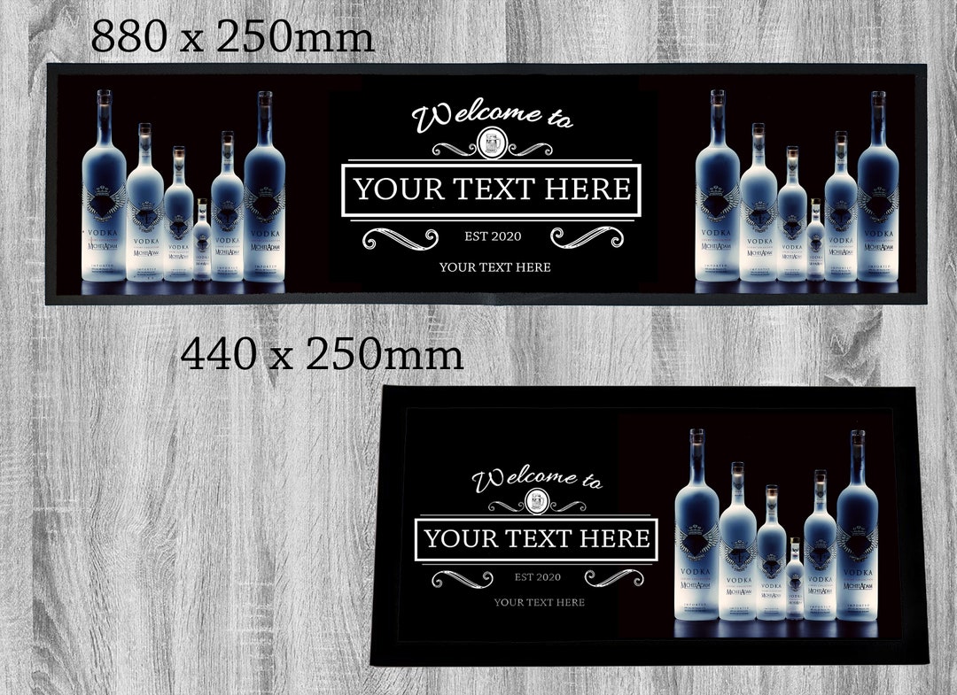 Personalised Bar Runner Man Cave Home Bar Bar Runner Beer Mat - Etsy