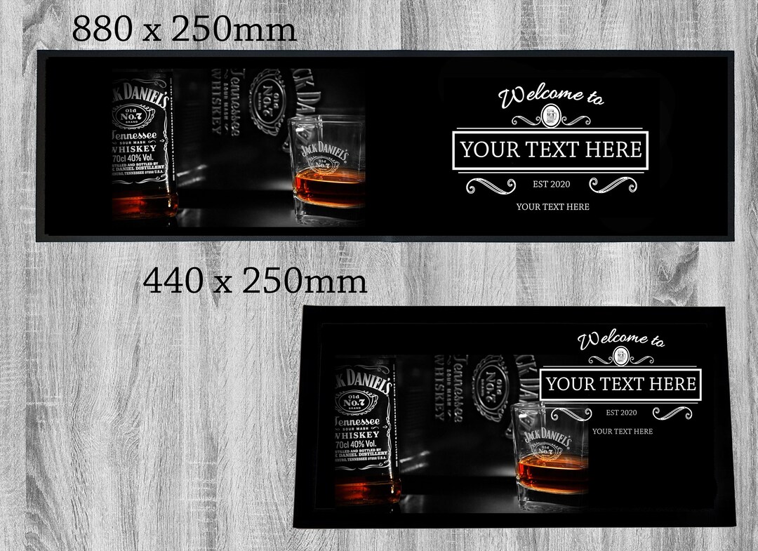 Personalised Bar Runner Man Cave Home Bar Bar Runner Beer Mat - Etsy
