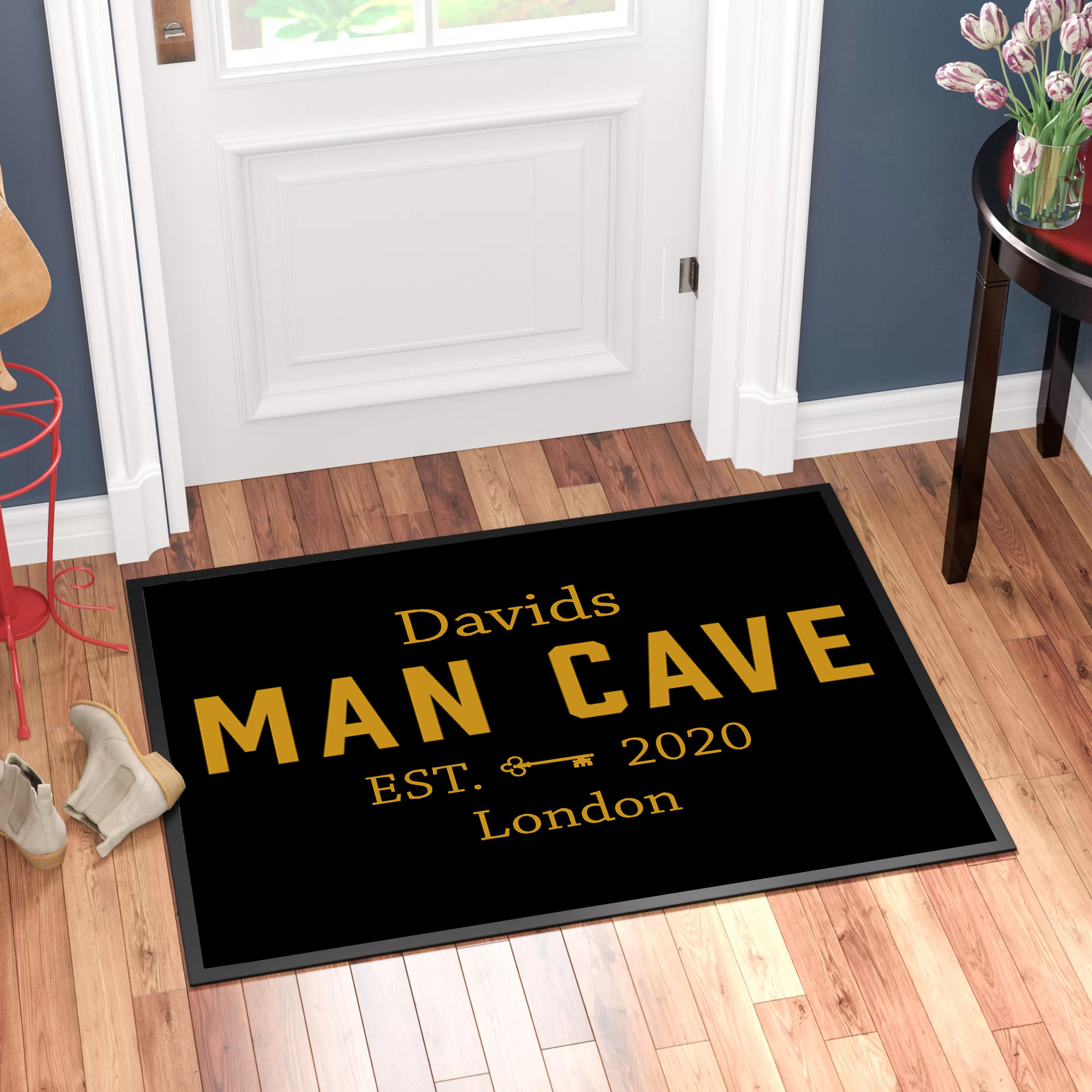 Personalised Custom Printed Man Cave Floor Door Indoor or - Etsy Canada