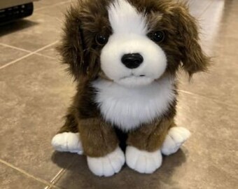Brown Australian Shepard Plush - Etsy