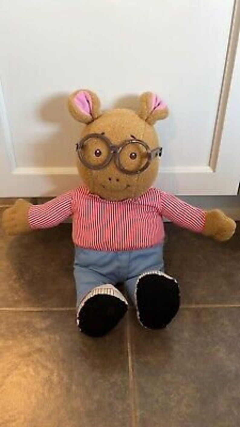 1996 Playskool Vintage Arthur Plush Toy Doll 16 Tall PBS - Etsy