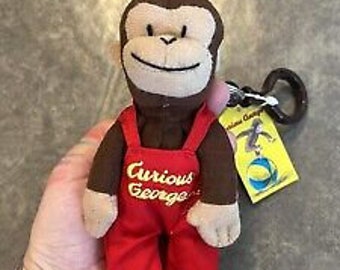 Curious George Keychain - Etsy