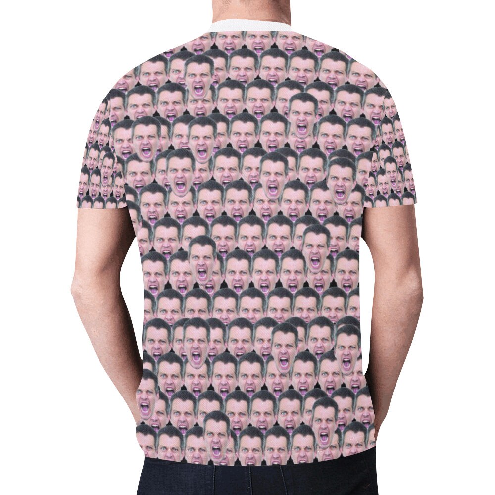 Custom Face Men Shirt Faces T-shirt Shirt With Faces Photo | Etsy