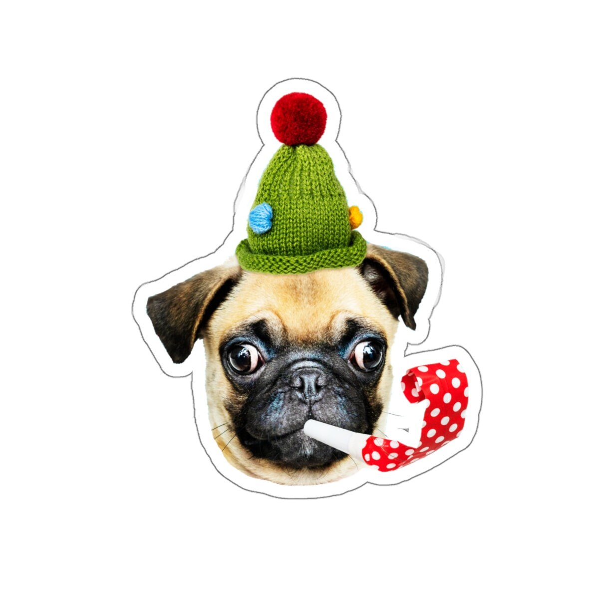 Custom Dog Face Sticker Dog Picture Custom Sticker - Etsy