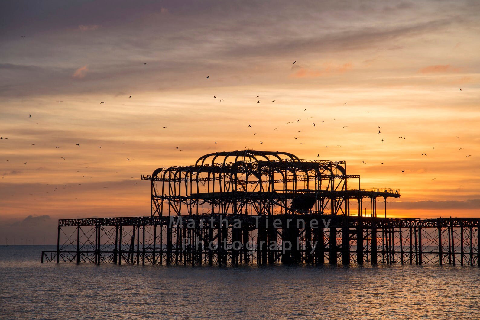 Brighton Pier Sunset Landscape Photography Print - Etsy