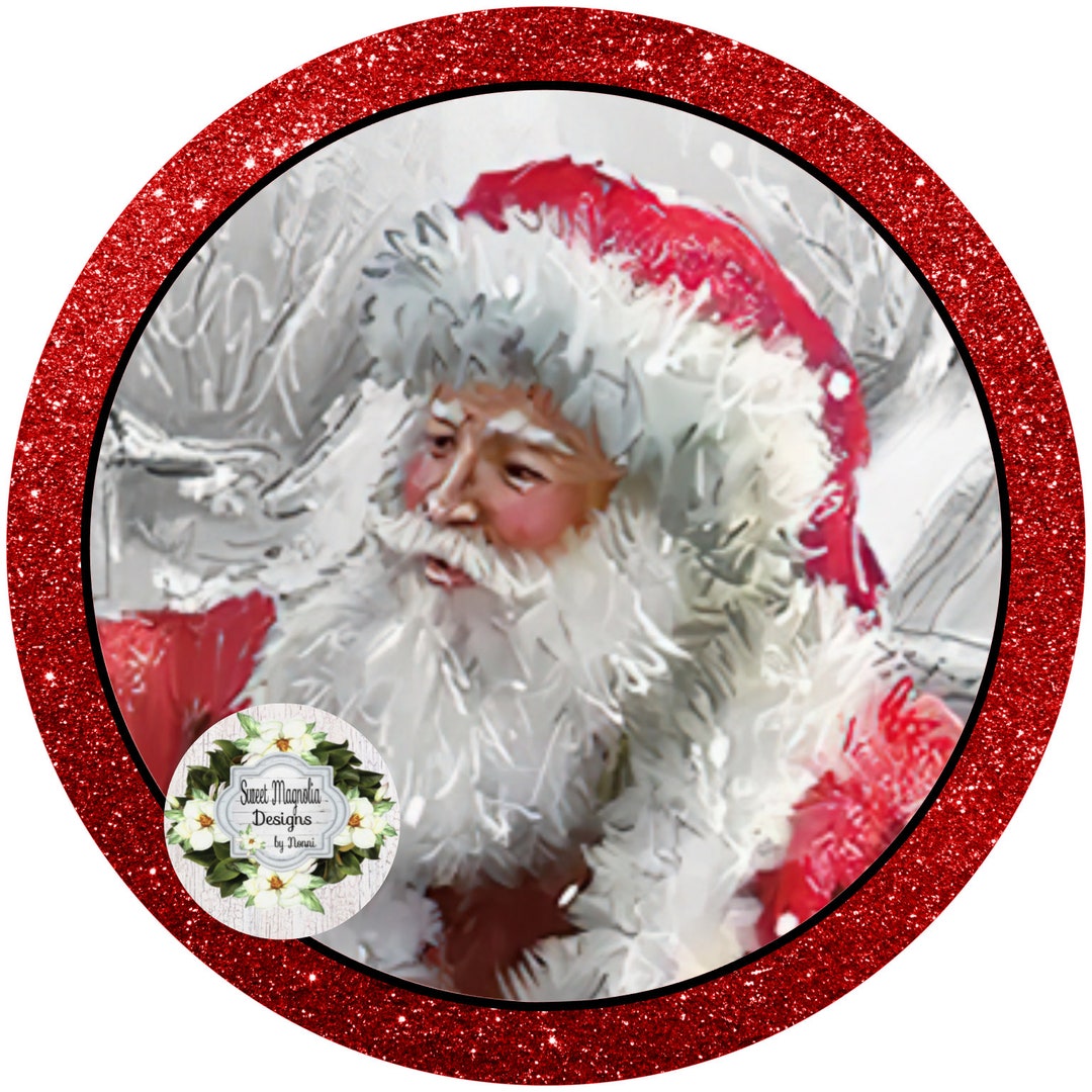 Santa Christmas Sign Santa Claus Sign Christmas Sign - Etsy