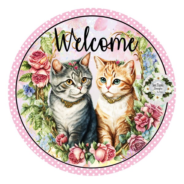 Cat Welcome Sign - Etsy