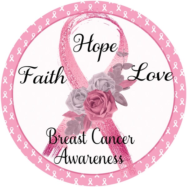 Breast Cancer Awareness Porch Sign - Etsy