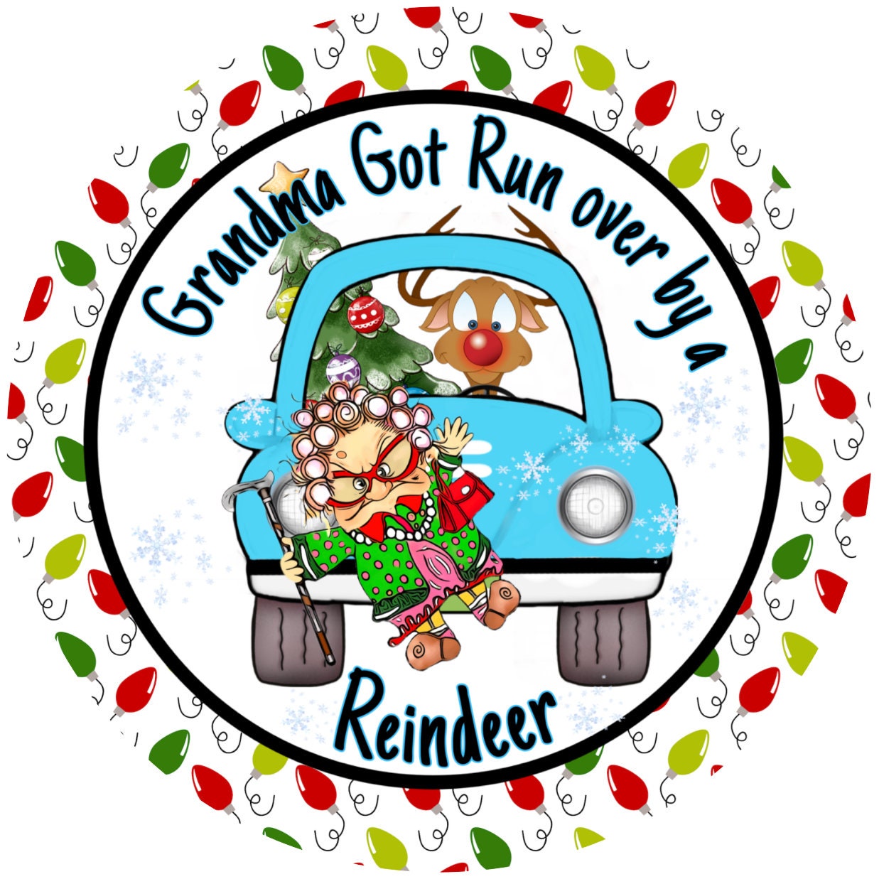 Free Clipart Grandma Got Run Over