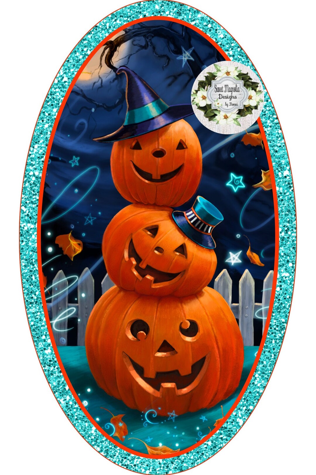 Pumpkin Wreath Sign Oval Fall Sign Halloween Wreath Sign - Etsy