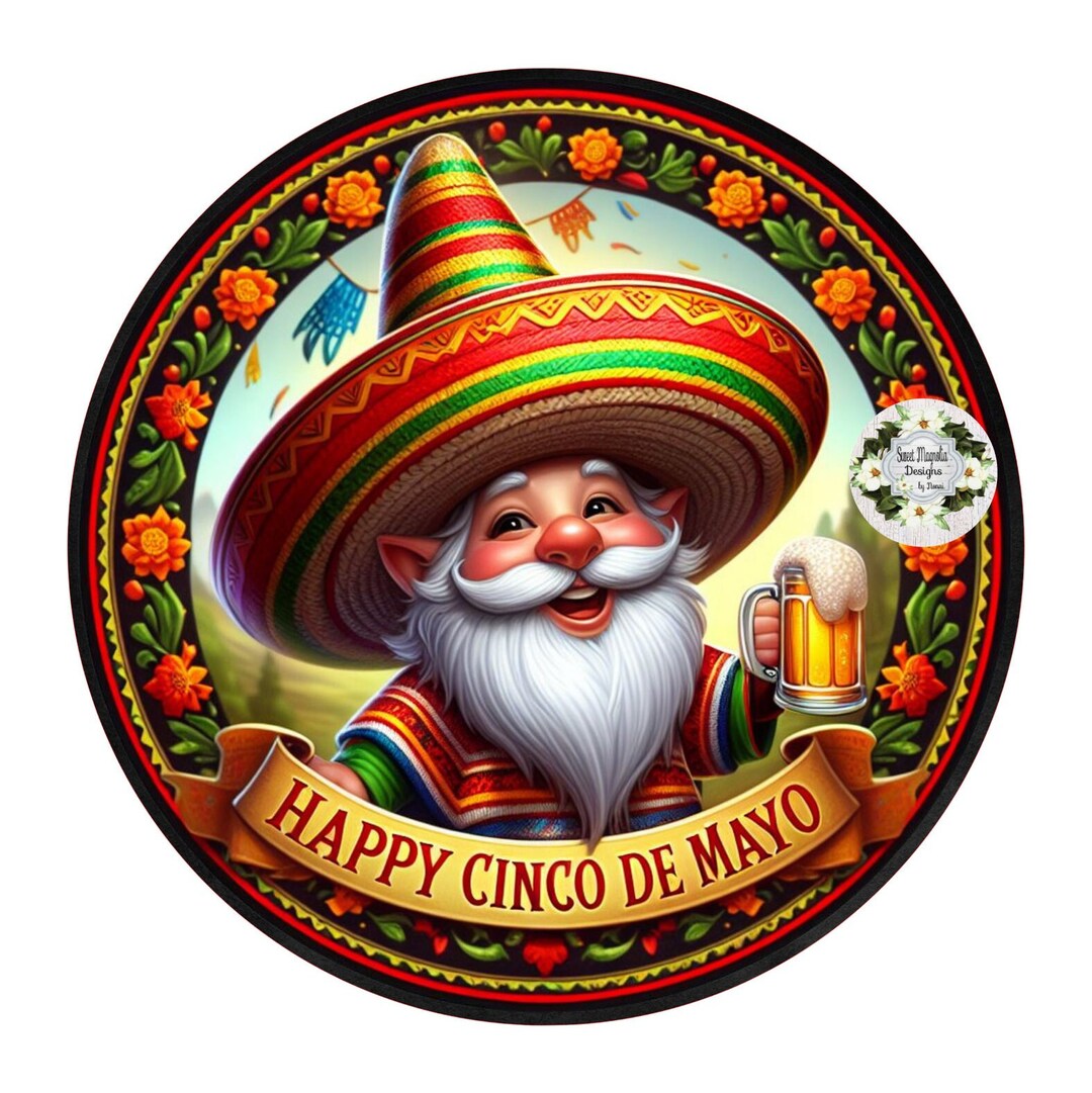 Cinco De Mayo Sign, Cinco De Mayo Decor, Door Decor, Wreath Sign, Door ...
