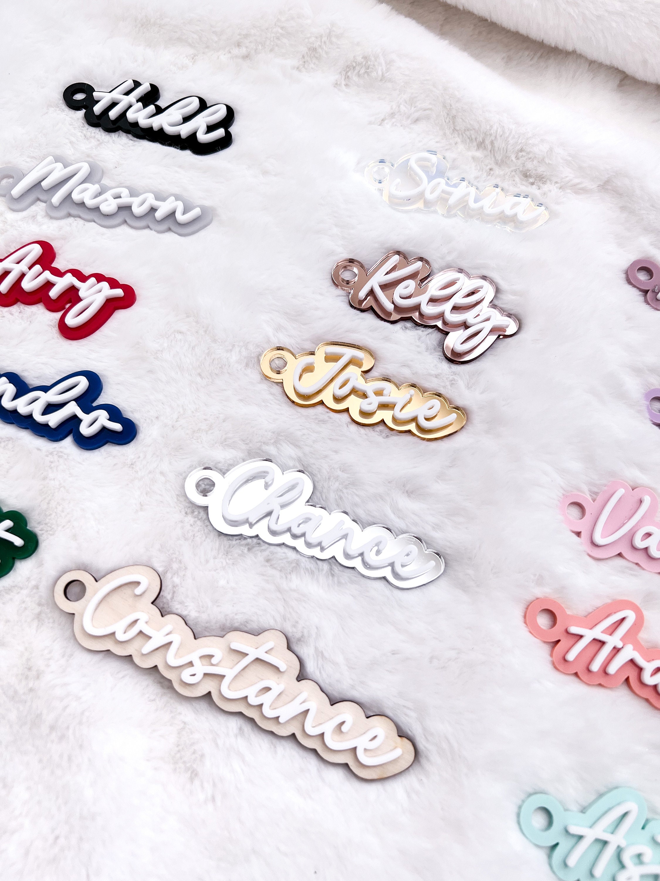 Personalized Name Tags/ Gifts Name Tags/ Stocking Name Tags/ Ornaments ...