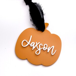 Personalized Halloween Name Tags // Acrylic Name Tags // Boo Basket ...