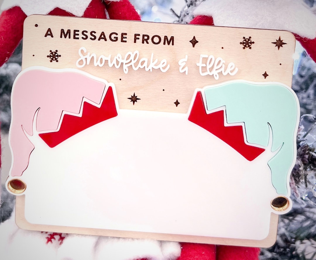 Message From Elves/ Elf Messages/ Elf Traditions/ Welcome Back Elves - Etsy