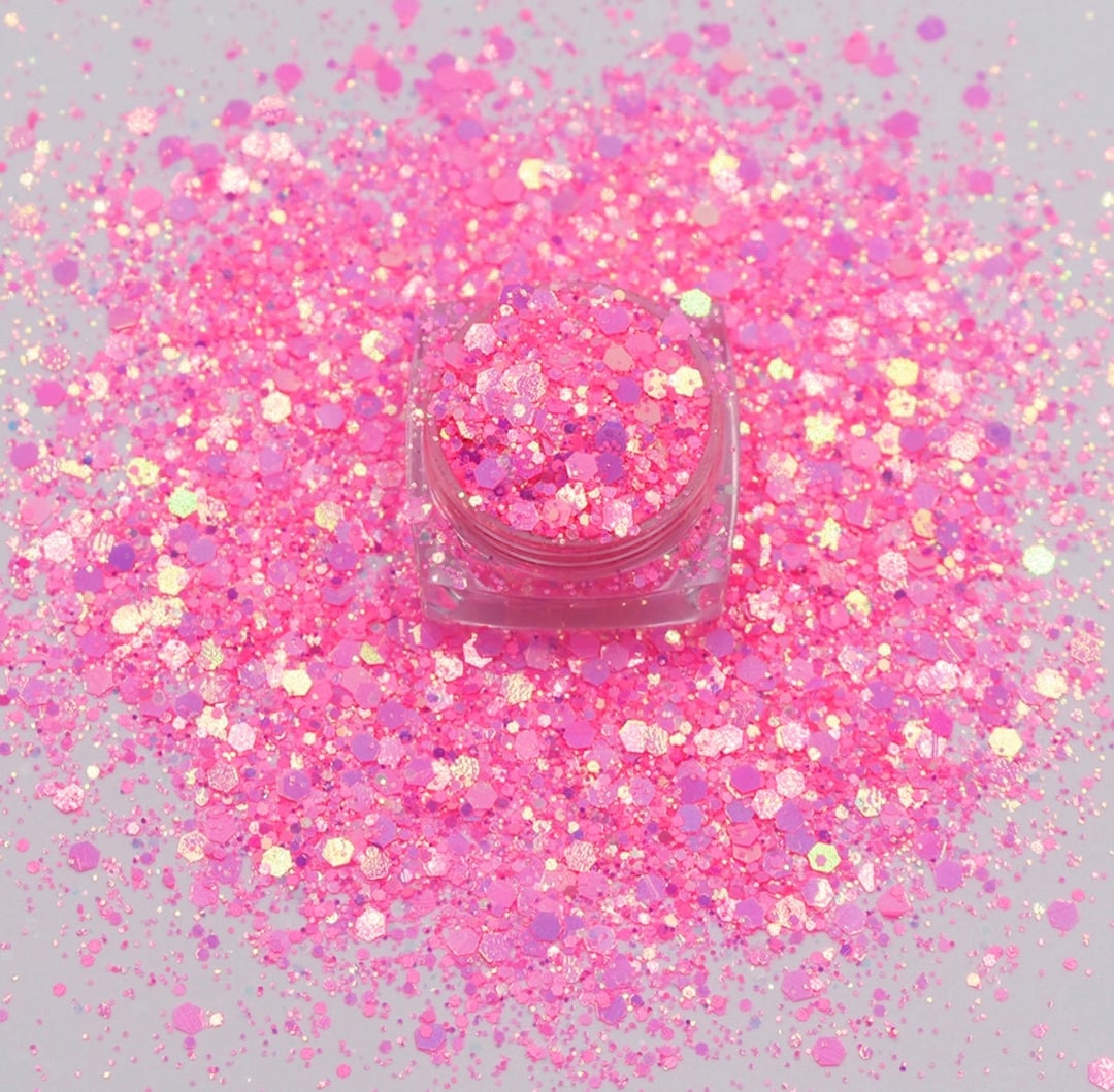 That's Hot Pink Glitter Pink Chunky Glitter Color Shifting Glitter - Etsy