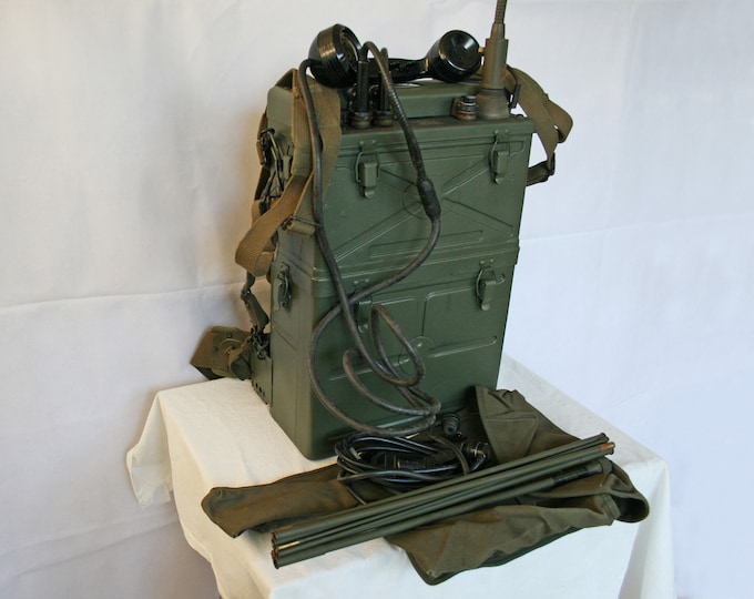 Original 1944 Signal Corps WWII, WW2 U.S. Army BC-1000-A, SCR-300 Back ...