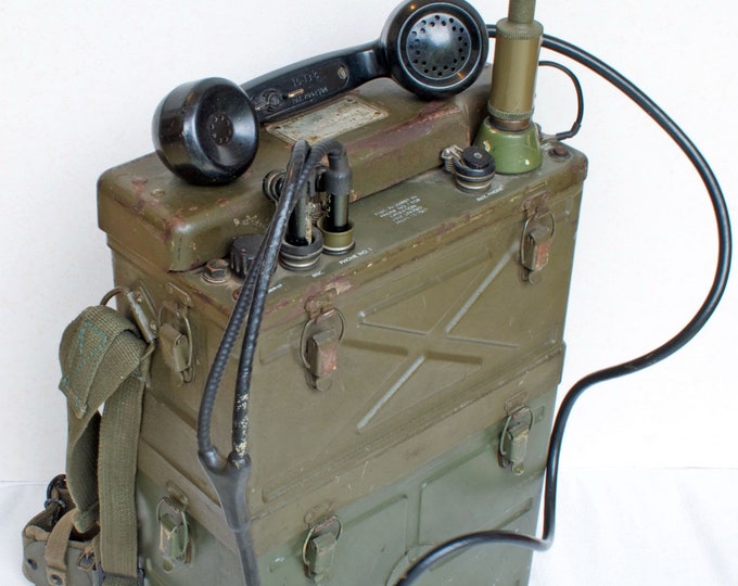 Signal Corps WWII, WW2 U.S. Army BC-1000 SCR-300 Back Pack Field Radio ...
