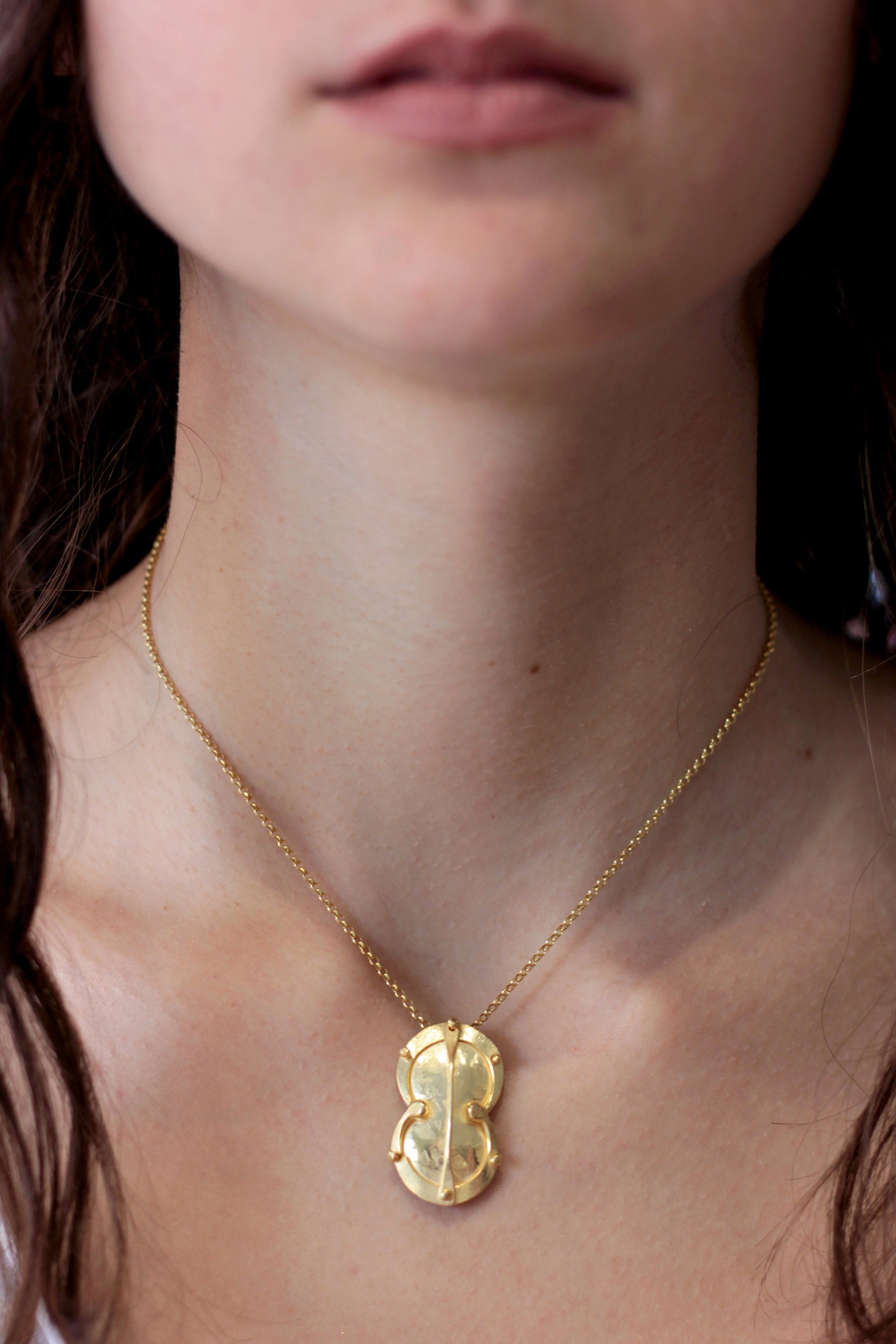 Shield Necklace, Unique Fine Jewelry Greek Shield, Ancient Greek Art ...