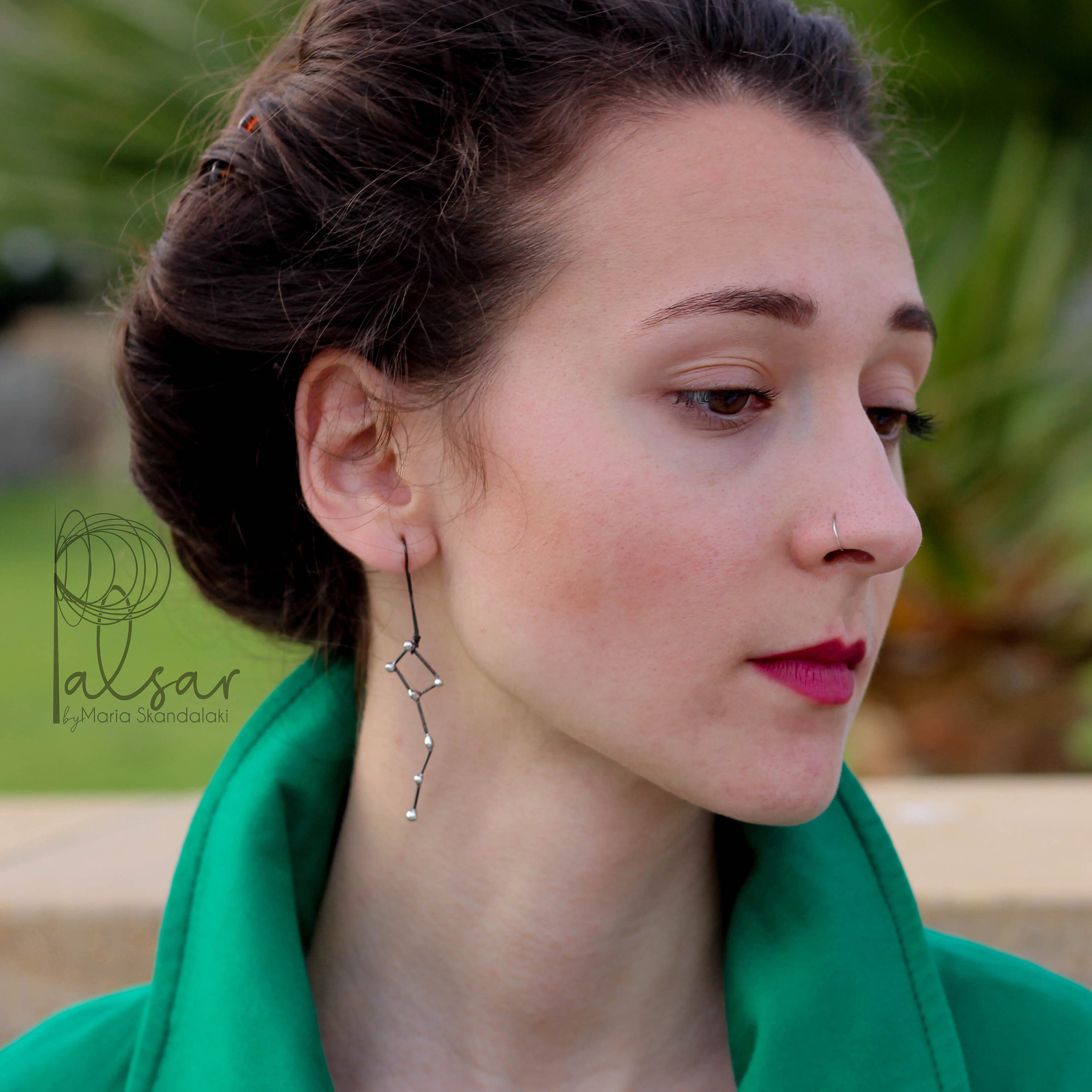 Big Dipper Little Dipper Constellation Earrings, Ursa Major Ursa Minor ...