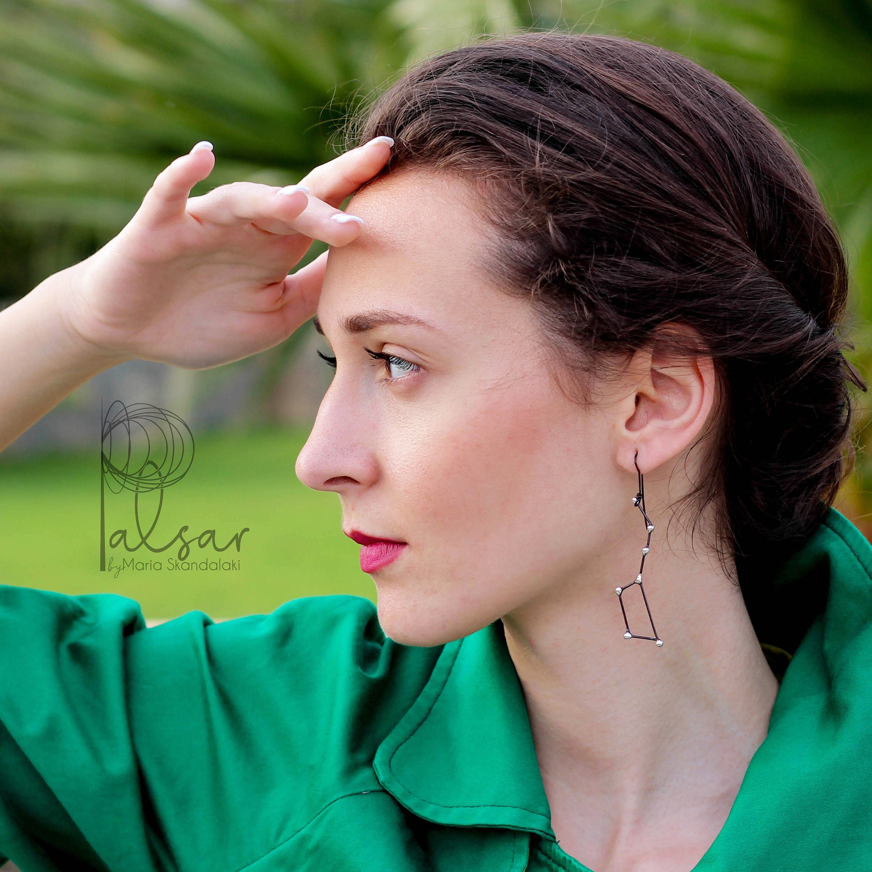 Big Dipper Little Dipper Constellation Earrings, Ursa Major Ursa Minor ...