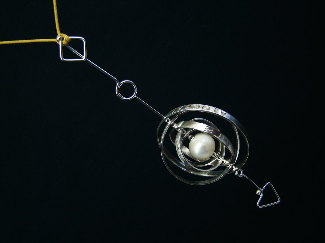 Magic Staff Artistic Alchemy Necklace Kinetic Rings, Five Elements ...