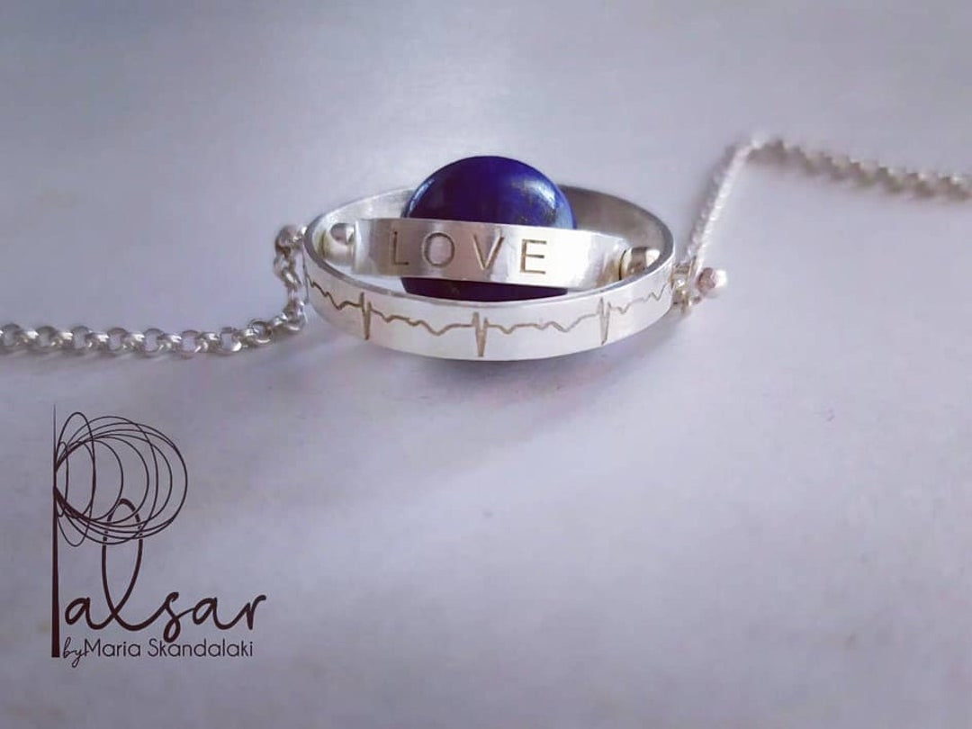 Gyroscope Baby Heartbeat Bracelet, Sterling Silver Pregnancy Bracelet ...